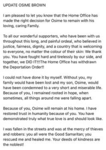 Stopped: The Deportation Of Vulnerable Autistic Man Osime Brown ...